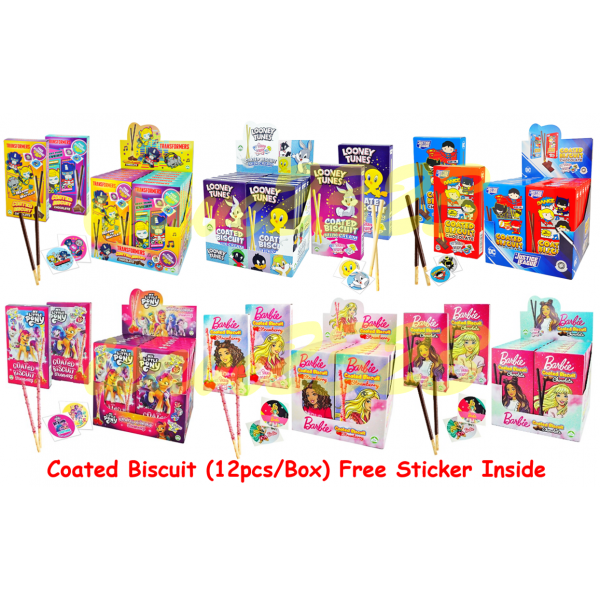 [HALAL] Coated Biscuit (32-33g x 12pcs) - (Strawberry / Milk Cream ...