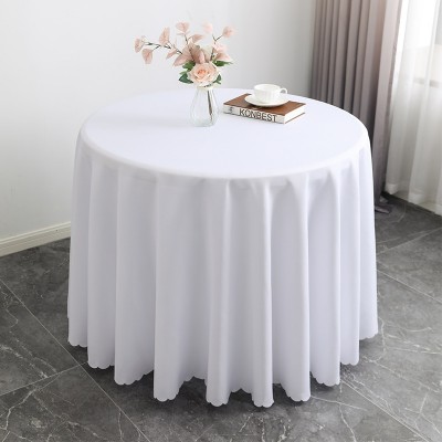 24 Colours Wedding Table Cover Polyester Table Cloth Table Linen Hotel ...