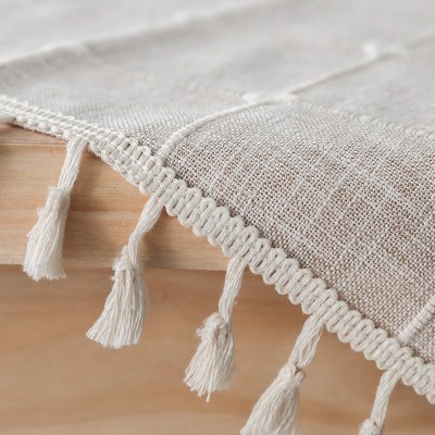 Cotton Linen Tablecloth Nordic Style Rectangular Tea Table Cloth Simple ...