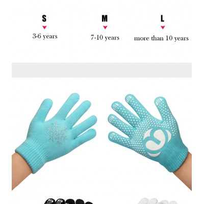Ice Figure Skating Wrist Gloves Training Warm Hand Protector Thermal ...