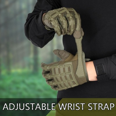 Multicam Tactical Full Finger Gloves Airsoft Army Military Bike Cycling ...