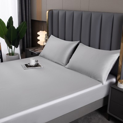 Natural Mulberry Silk Fitted Sheet Mattress Cover Customized Size ...