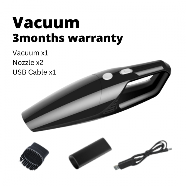 Figaro Vakum Kereta Tanpa Wayar Mini Car Vacuum Handheld Rechargeable ...