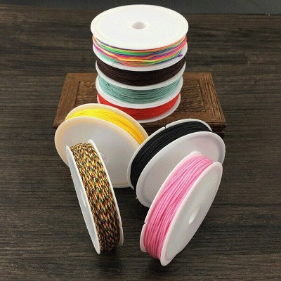 0.8mm 10M/roll Nylon Chinese Knot String for Macrame Bracelet Braided ...