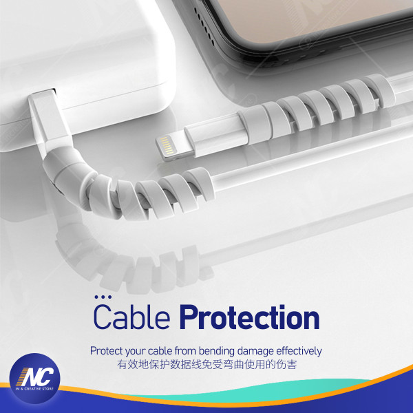 USB Cable Protector Silicone High Elastic High Durability Wrapper Wire ...