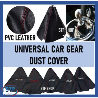 PVC Shift Lever Knob Boot Cover Shift Knob Collars Universal Car Gear ...