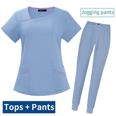 Dental Hospital Operating Room Workwear Nurse Scrubs Women Sets Pet ...