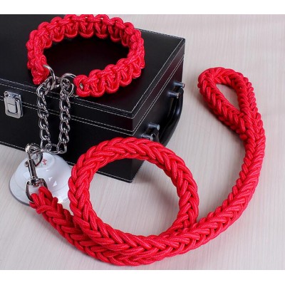 Double Strand Rope Large Dog Leashes Metal P Chain Buckle National ...