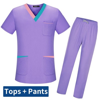 Pharmacist Uniforms Nursing Shirts Short-sleeved Medical Uniforms ...