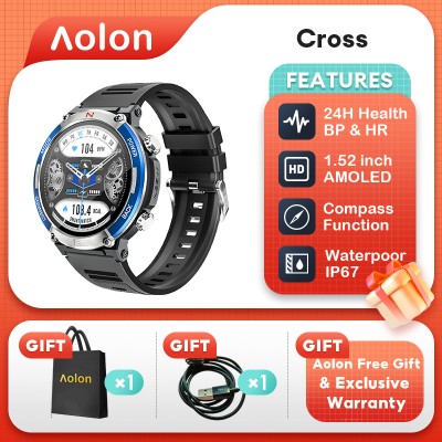 Aolon&huafit S5 Waterproof original Women Smart Watch HD Bluetooth Call ...