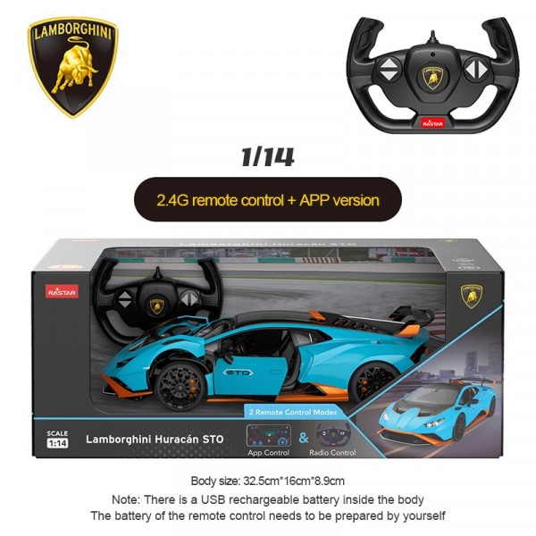Rastar RC Car 1:14 Lamborghini Huracan STO - Official Licensed Product ...