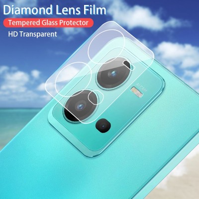 3Pcs Full Cover 3D White Curverd Lens Screen Protector Tempered Glass ...