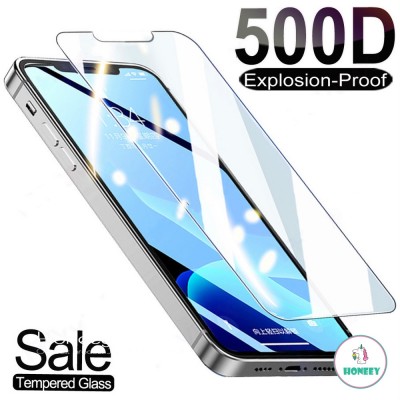 iPhone 12 11 Pro Max XS Max XR 8 7 6S Plus SE Transparent Tempered ...