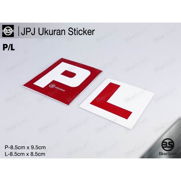 JPJ Ukuran Sticker P / L *For Motorcycle * 2PCS* Sticker P | PGMall
