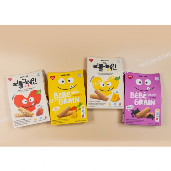 Kemy Baby Kids Bebe Grain Stick Bar 40g (5g x 8) for 9 months+ Banana ...