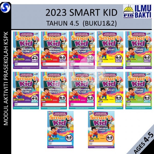 NEW 2023 :BUKU AKTIVITI PRASEKOLAH KSPK 4-5 TAHUN SMART KID-MODUL ...