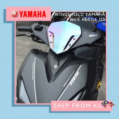 ?? Yamaha NVX AEROX 155 Windshield Visor Silver | PGMall
