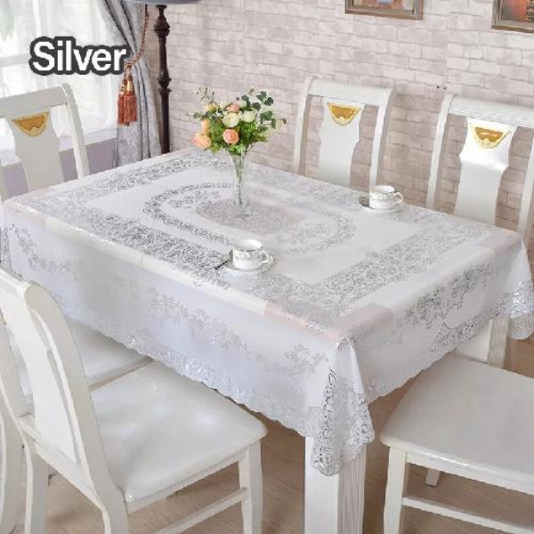 KESA Kain Alas Meja Makan Kalis Air Kalis Minyak Waterproof Oil ...