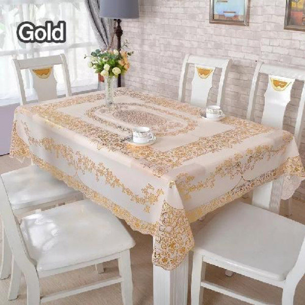 KESA Kain Alas Meja Makan Kalis Air Kalis Minyak Waterproof Oil ...