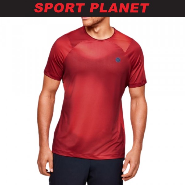 Under Armour Men Rush Short Sleeve Tee Shirt Baju Lelaki (1351559-615) Sport Planet 22-12 ...