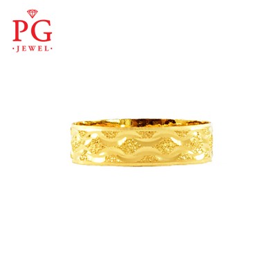 PG Jewel 22K Gold Jewellery Wicker Ring Yellow Colour / Barang Kemas ...