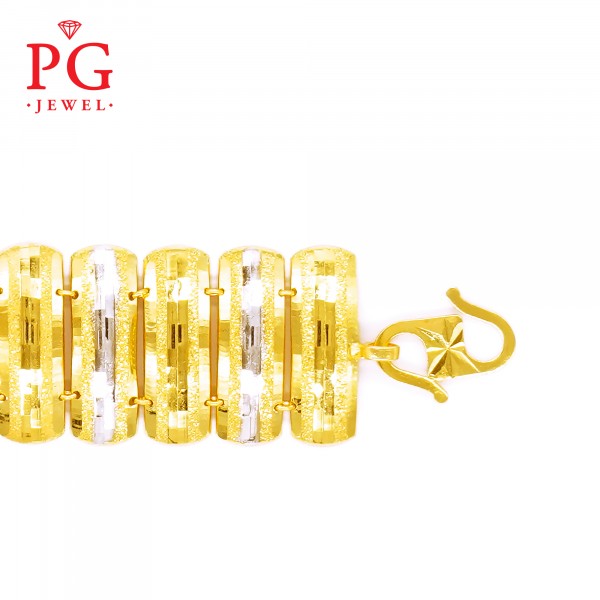 PG Jewel 22K Gold Jewellery Bracelet / Barang Kemas 916 Rantai Tangan ...