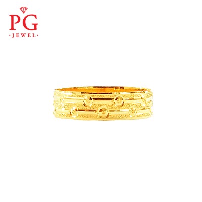 PG Jewel 22K Gold Jewellery Wicker Ring Yellow Colour / Barang Kemas ...