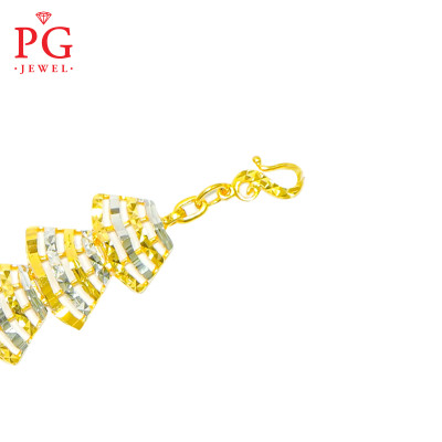 PG Jewel 22K Gold Jewellery Bracelet/ Barang Kemas 916 Rantai Tangan ...
