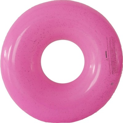 Transparent Inflatable Swimming Circle for Adults, Sparkly Swim Ring ...