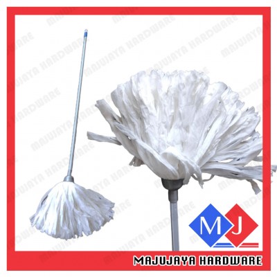 (EXTRA MOP HEAD) WJS Durable Strong Stainless Steel Easy Spin Mop Magic ...