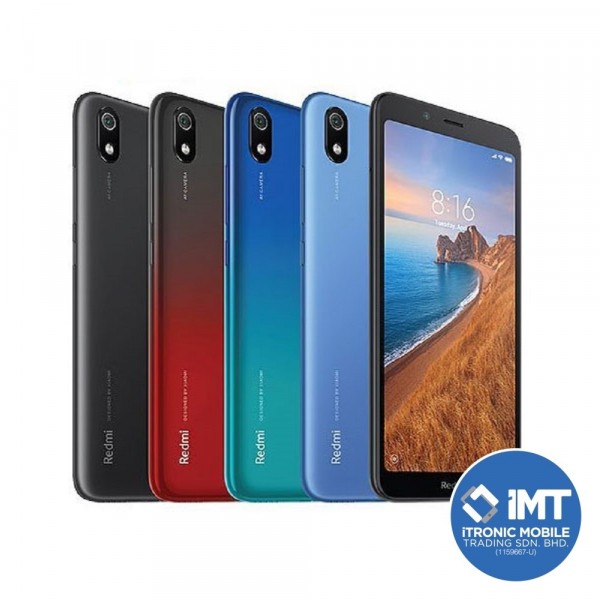 XiaoMi Redmi 7A [2GB RAM/16GB ROM] & [2GB RAM/32GB ROM] Black/Blue/Red ...