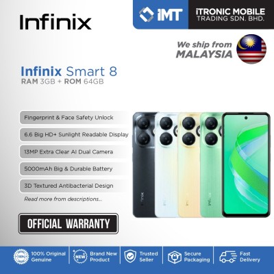 Infinix Smart 8 Smartphone | Octa-Core Gaming Processor | 13MP AI Dual ...