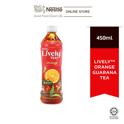 LIVELY™ Tea Orange and Guarana Tea 450ml | PGMall