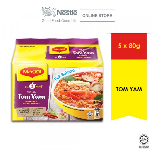 MAGGI 2-MINN Tom Yam 5 Packs 83g | PGMall