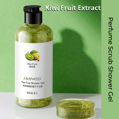 TOPMALL Kiwi Scrub Shower Gel Fresh Foam Fragrance Fruit Extract Exfoliate Body Bath Cleansing ...