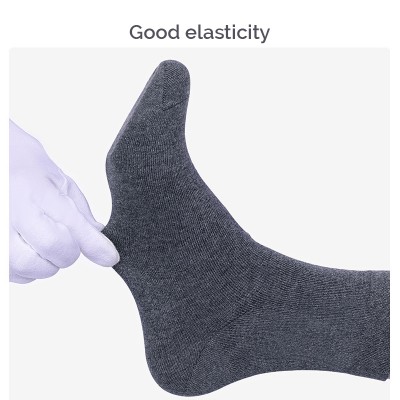TOPMALL 2 Pairs Pure Cotton Men Women Stoking Socks Anti Bacterial ...