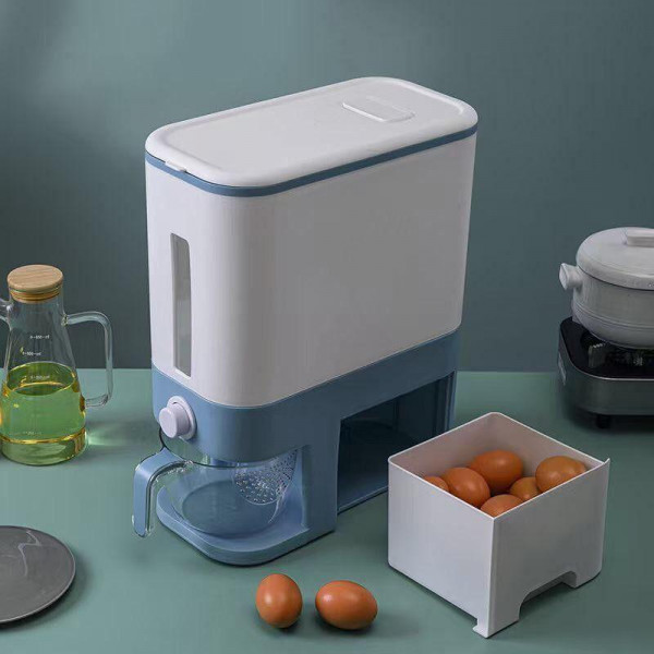 Japan 12KG Rice Dispenser Box Storage Hygiene Clean Food Container Home ...