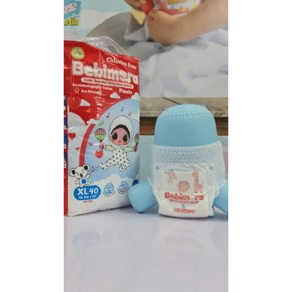 HOT ITEM Bebimora Diapants FREE CHLORINE training pack 4pcs | pgmall