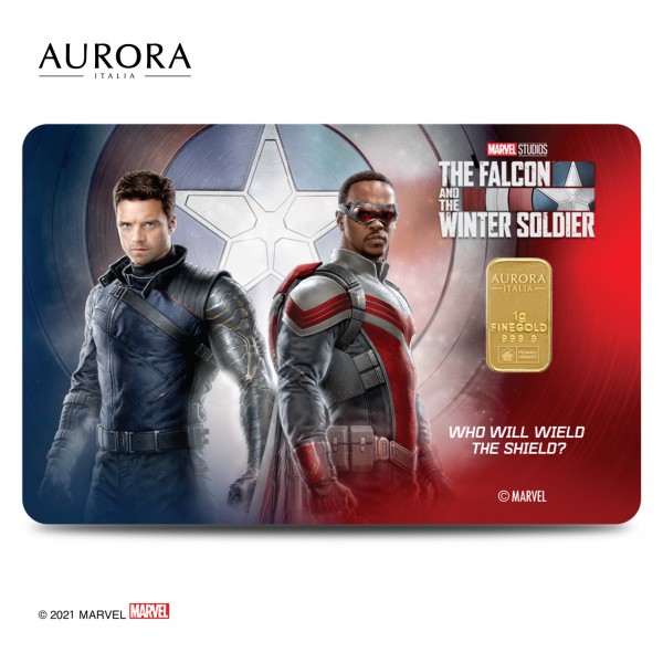 MARVEL x AURORA ITALIA (1g) 999.9 Marvel Collection - The Falcon and ...