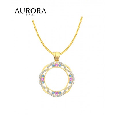 Rainbow Pendant [Dinar Casing Pendant (1 Dinar) 24K Gold Plated ...