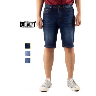 EXHAUST [STRAIGHT CUT] JEANS SHORT PANTS 1235 DK.BLUE39 34 | PGMall
