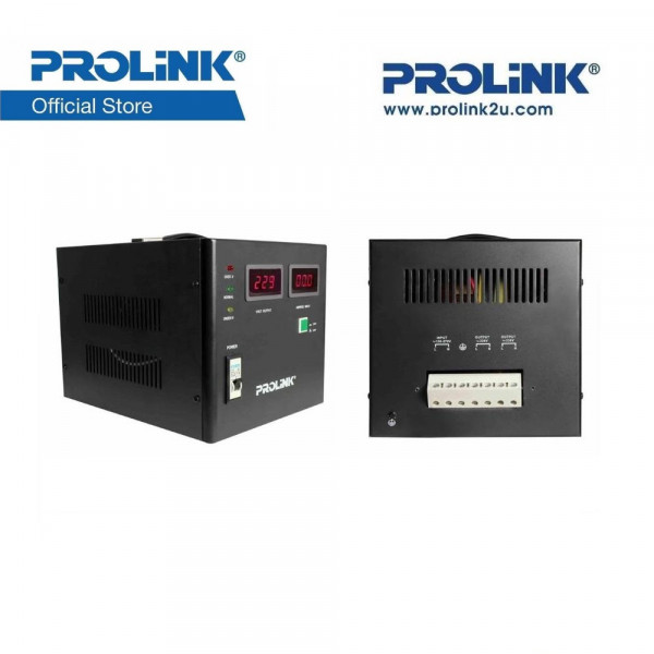 PROLiNK PVS3001CD 3KVA High-Precision Full-Automatic Voltage Regulator ...