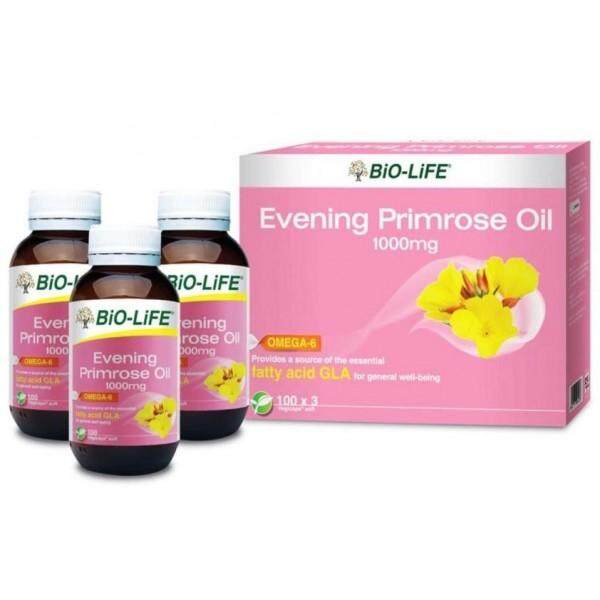 Bio-life EPO Evening Primrose Oil 1000mg 3X100s | PGMall