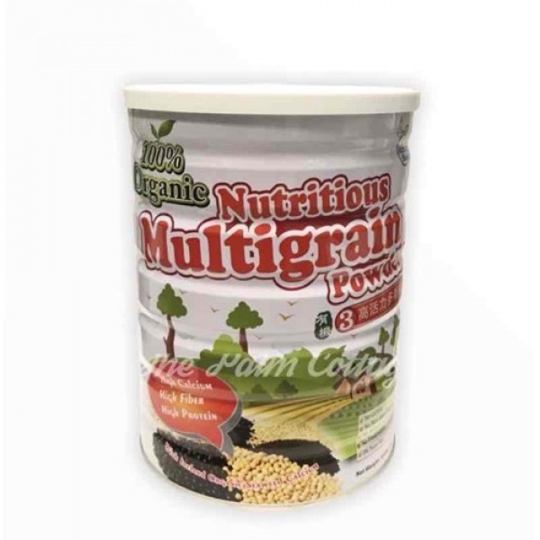100% ORGANIC Nutritious Multigrain Powder 有机3高活力多榖奶 850g | PGMall