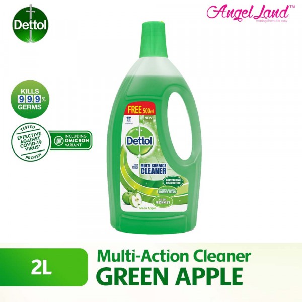 Dettol Multi Action Cleaner 1.5L+FOC 500ml (Jasmine) | PGMall