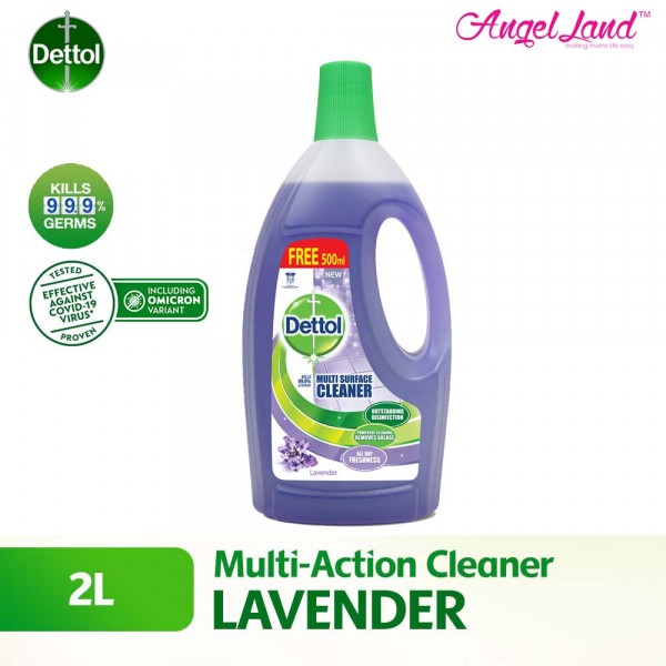 Dettol Multi Action Cleaner 1.5L+FOC 500ml (Jasmine) | PGMall