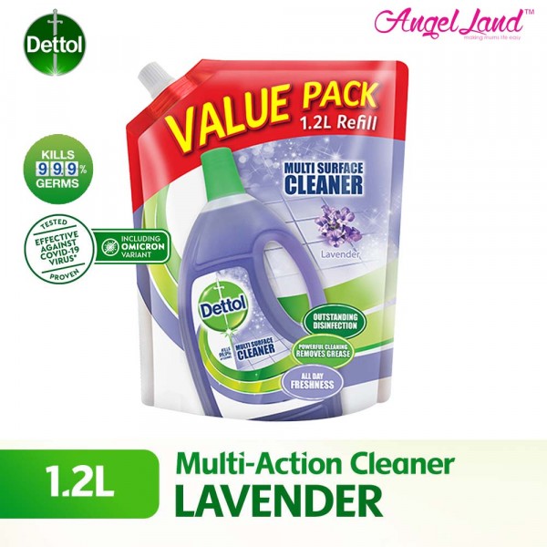 Dettol Multi Action Cleaner 1.5L+FOC 500ml (Jasmine) | PGMall