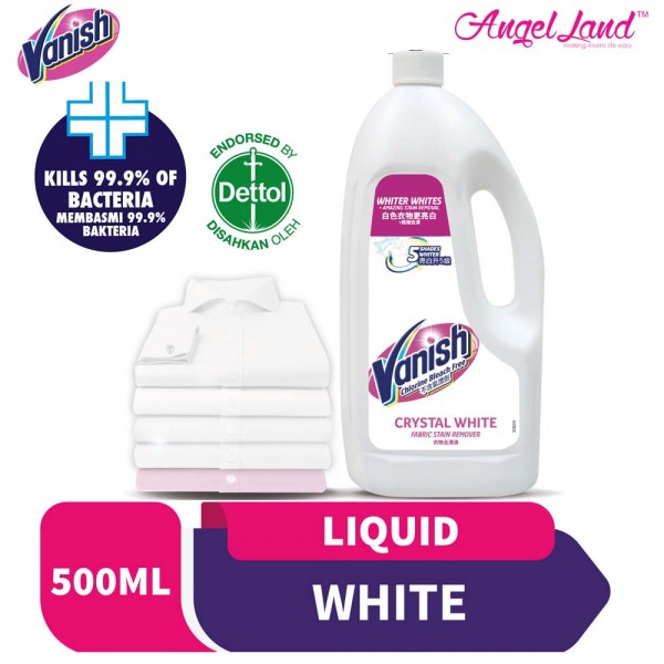 Vanish Fabric White Stain Remover Laundry Detergent Liquid 1L - 0243327 ...