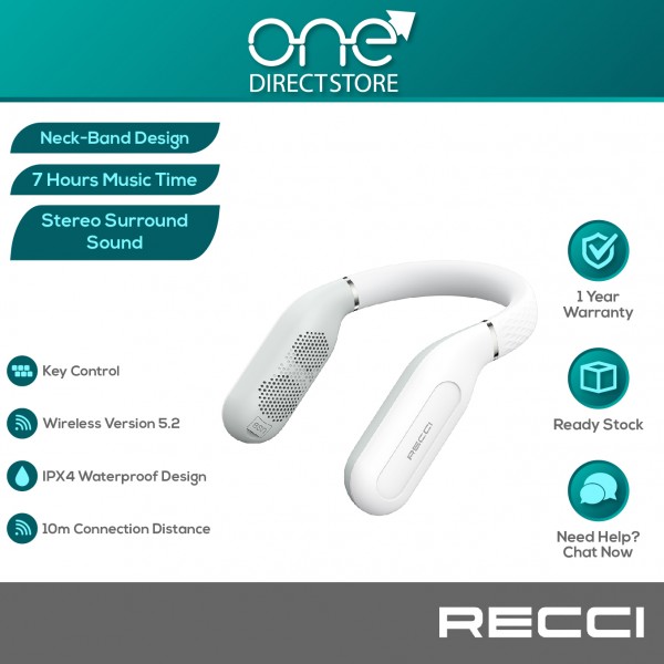 RECCI RSK_W23 Wireless Neckband Speaker | PGMall