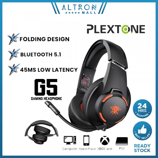 PLEXTONE G5 Foldable Gaming Wireless Headset with mic Noise Cancelling ...
